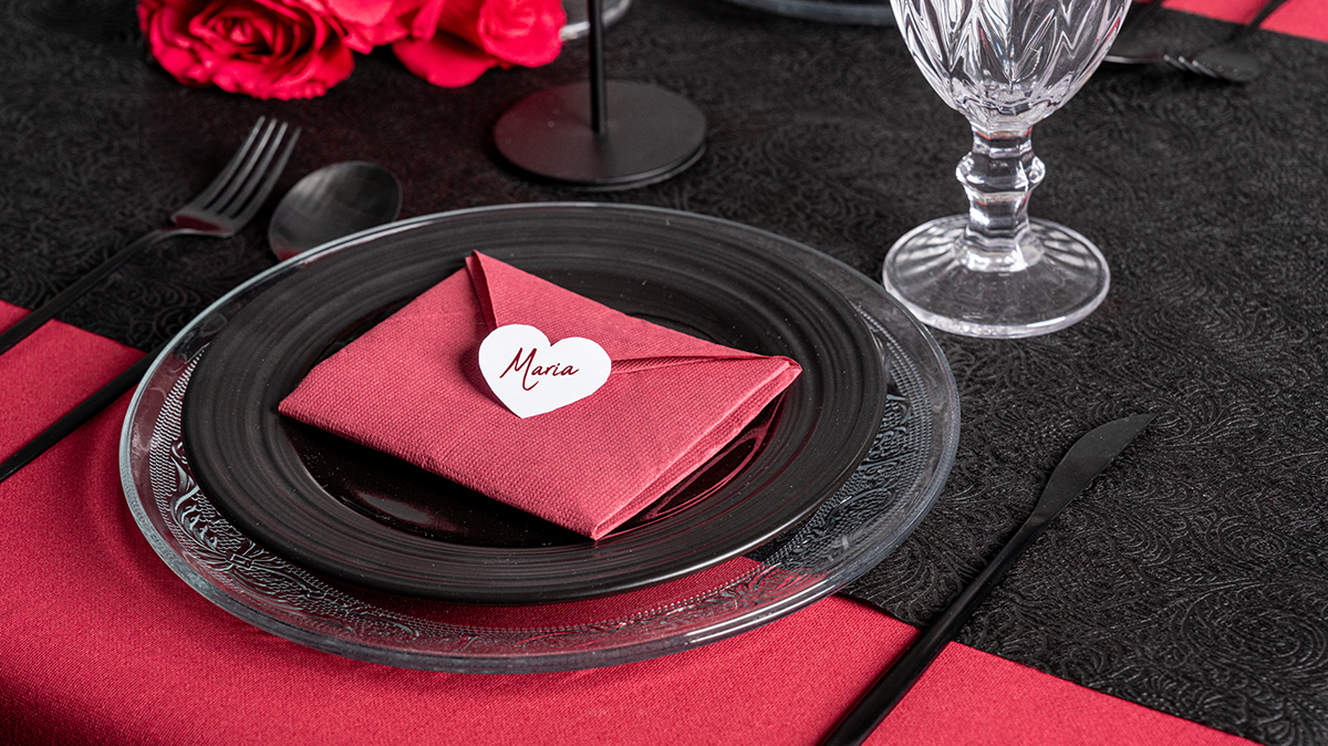 Decoración de San Valentín para restaurantes | La Pajarita